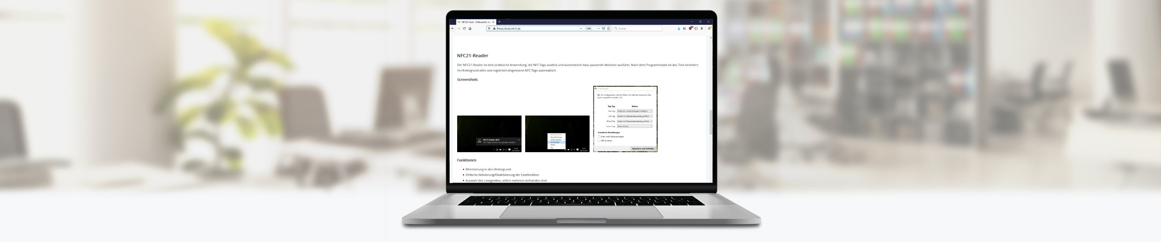 NFC21 Reader for Windows - Reading and using NFC tags | NFC21